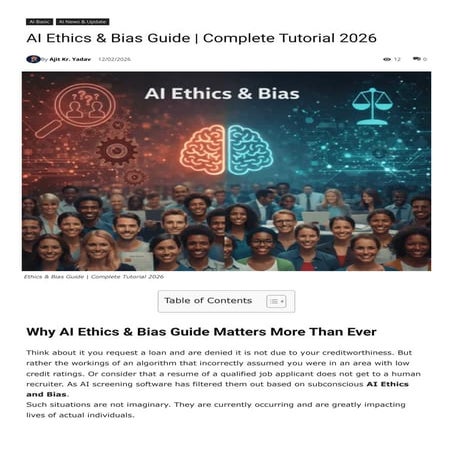 ARTIFICIAL INTELLIGENCE CLASS 10 AI ETHICS | PDF