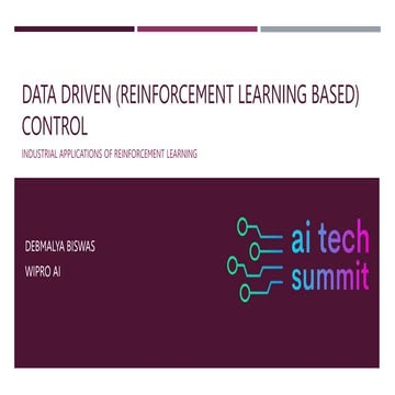 Data-Driven (Reinforcement Learning-Based) Control | PPTX | Artificial Intelligence | Technology ...