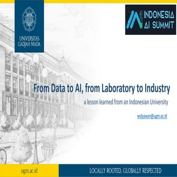 from data to artificial intelligence, from laboratory to industry | PDF