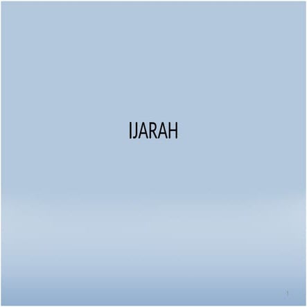 AITAB ijarah thumma al-bay' in banking system | PPT