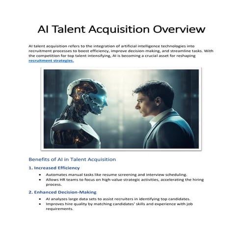 AI in Talent Acquisition: Boosting Hiring | PDF