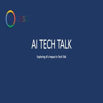 AI_TECH_TALK_SLIDES.pptx | Business Expos & Conferences | Events
