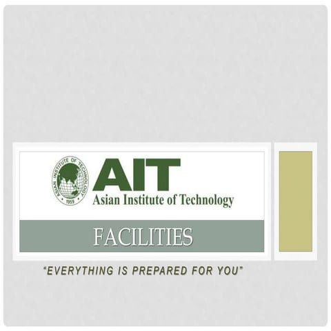 AIT Facilities | PPTX