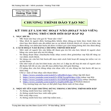 câu hỏi rap iq ai thông minh hon học sinh lớp 5 - Đào Tạo MC Hoàng Thái ...