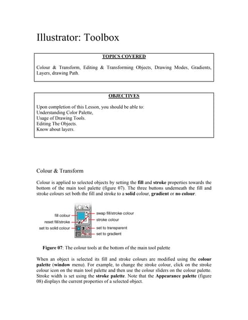 Corel draw 12 notes | PDF | Drawing and Sketching | Arts and Crafts