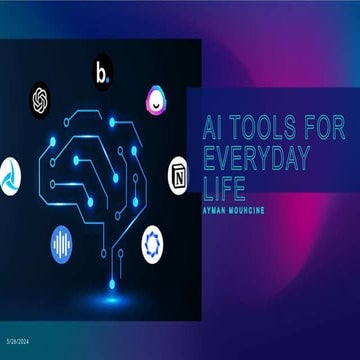 AI Tools for everyday life presentation.ppsx