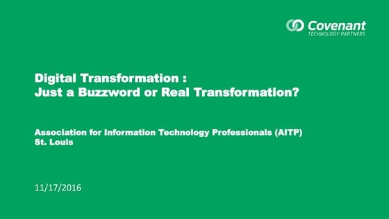 DigitalTransformation_Intro | PPT