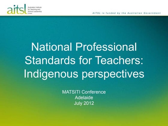 AITSL - Australian Professional Standards for Teachers | PDF