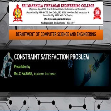 Ai Unit 1 Constraint Satisfaction Problem And Mea Pptx