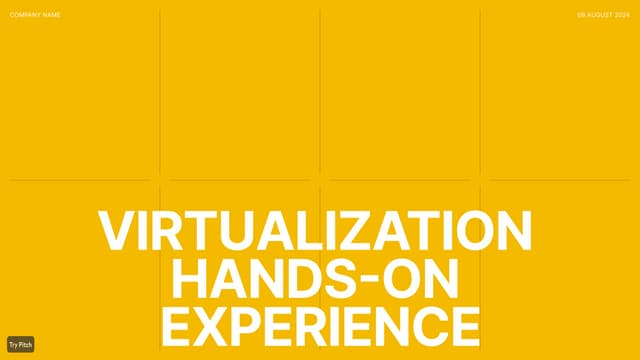 Ai · Virtualization Hands On Experiencepdf Operating Systems Computer Software And Applications