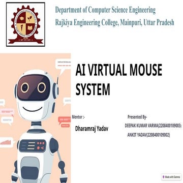 Artificial Intelligence VIRTUAL MOUSE SYSTEM (3).pptx