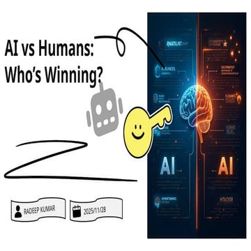 AI vs Humans_ Who’s Winning_.pptx AI excels in speed, data processing ...