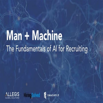 Man + Machine: The Fundamentals of AI for Recruiting | PDF