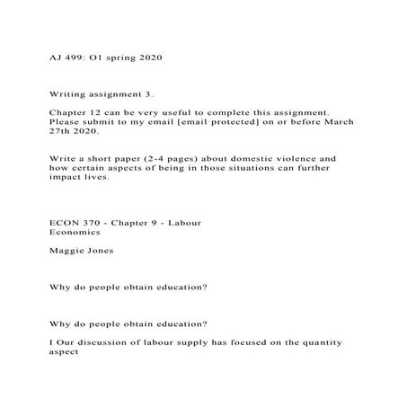 AJ 499 O1 spring 2020Writing assignment 3. Chapter 12.docx