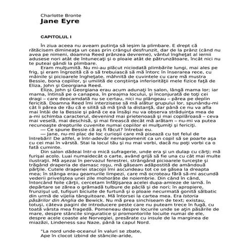 Jane eyre - Charlotte Bronte | PDF