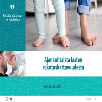 Vesirokko rokotusohjelmassa mita saatu aikaan | PDF