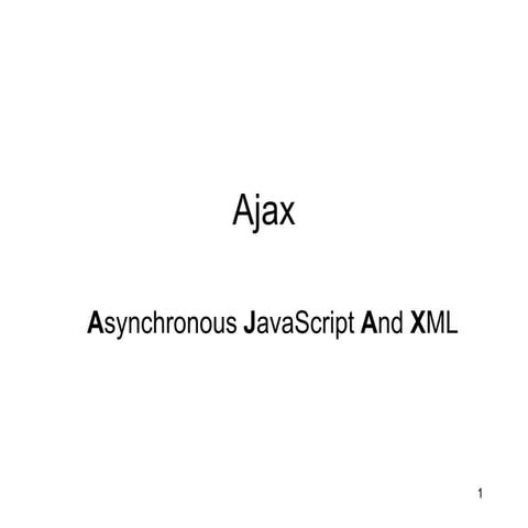 Ajax.ppt