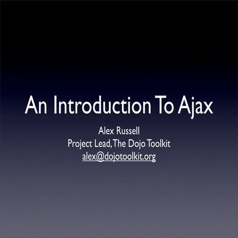 Ajax Tutorial Pdf Web Design And Html Internet