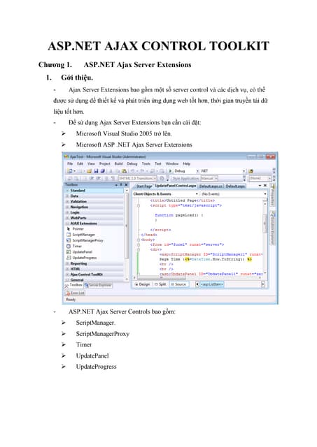 Ajax Control ToolKit | PDF Ajax Control ToolKit | PDF