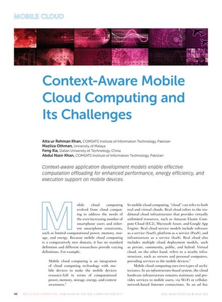Development Of Mobile Cloud Applications Using Uml