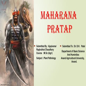 The Great Indian king Maharana Pratap PGS-502.pptx