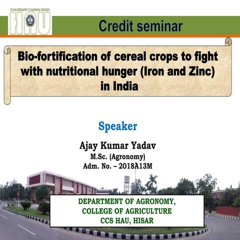 Biofortification of cereal crops to fight hunger.pptx