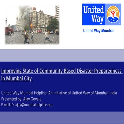 Disaster preparedness for the faith based community | PPTX