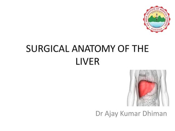 Gross anatomy and histology of liver | PPT