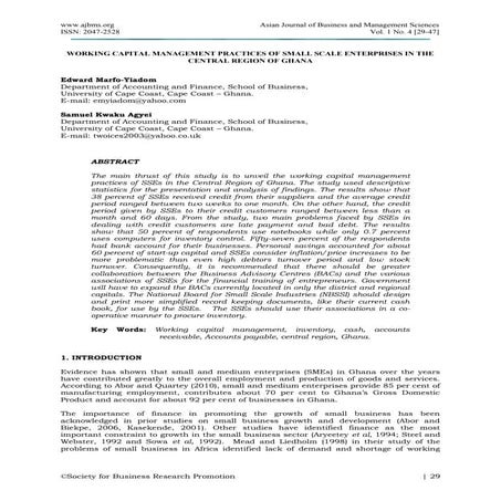 working capital | PDF