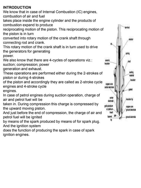 Automotive : Ignition System | PPTX