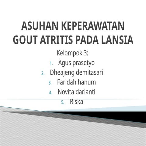 asuhan keperawatan gout atritis pada lansia.pptx