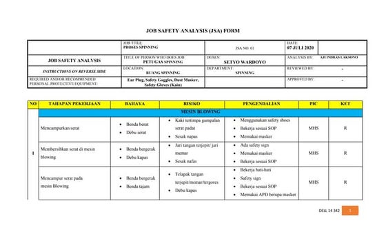 Maintenance check list fire protection system | PDF