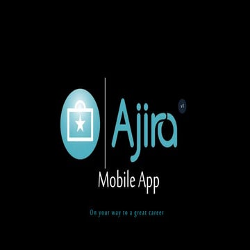 Ajira app presentation bnb pitch | PPT