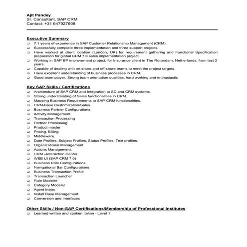 Ajit pandey sap_crm_functional.doc