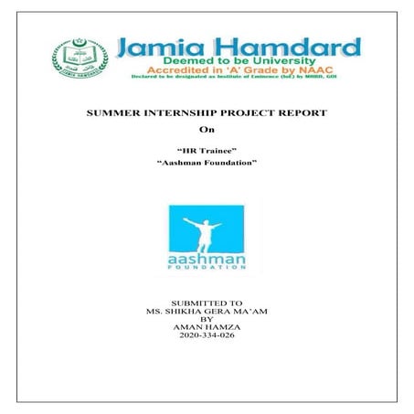 Aashman Foundation Summer Internship .docx