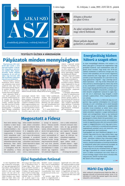 Ajkai Szó 2022. december 23. | PDF