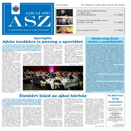 Ajkai Szó 2023. március 10. | PDF