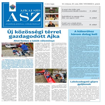 Ajkai Szó 2020.november.6. | PDF