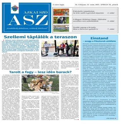 Ajkai Szó 2021 április.16. | PDF