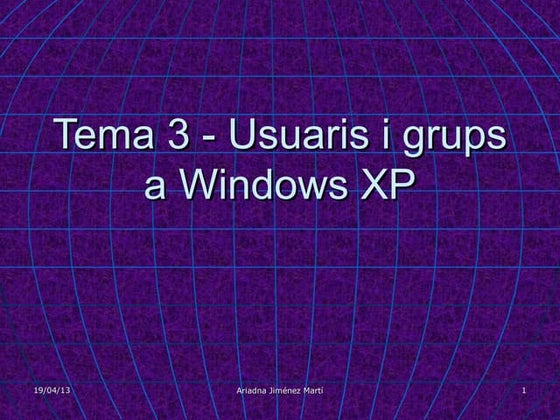 Tema3 practica 1 | PPTX