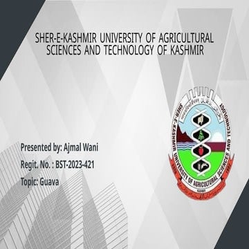 "Growing fruits like guava is not just about cultivation; it’s about ...