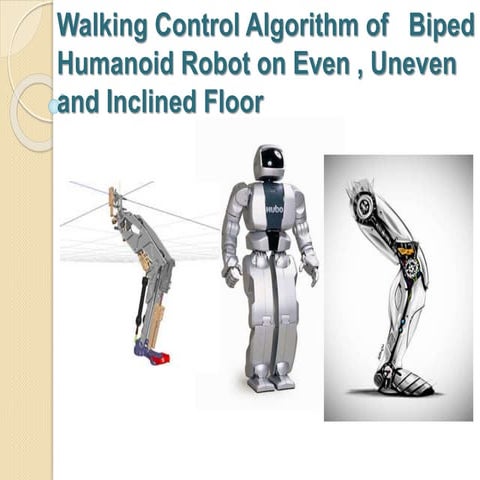 Walking Control Algorithm of Biped Humanoid Robot on Even, Uneven and ...