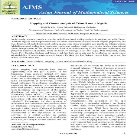 Fundamentalsof Crime Mapping Tactical Analysis Concepts | PPTX