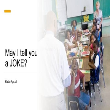 A joke- A classroom Joke | PPTX