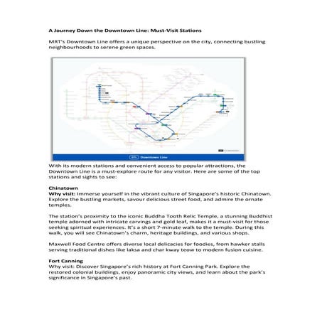 A Journey Down the Downtown Line Must-Visit Stations.pdf | Free Download