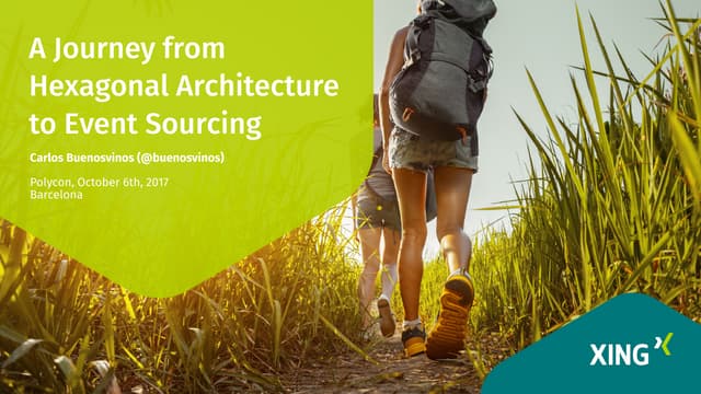 A Journey From Hexagonal Architecture To Event Sourcing Ppt
