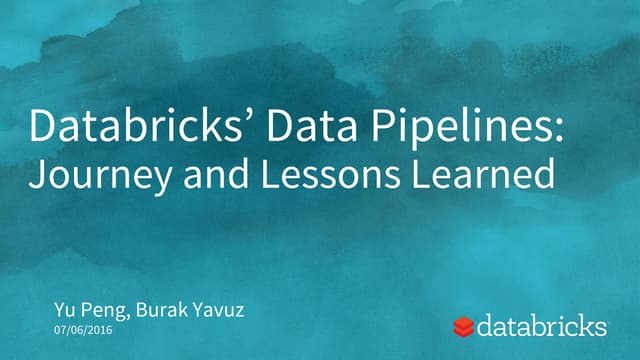 A Journey Into Databricks Pipelines Journey And Lessons Learned Pdf