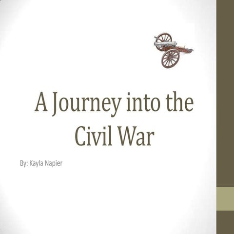 Civil war webquest powerpoint | PPTX