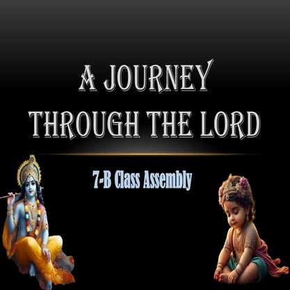 A journey tin hrough the Lord.pptx example | PPTX