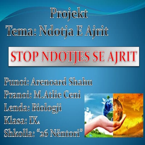 Ndotja E Ajrit/Arenoard | PPT